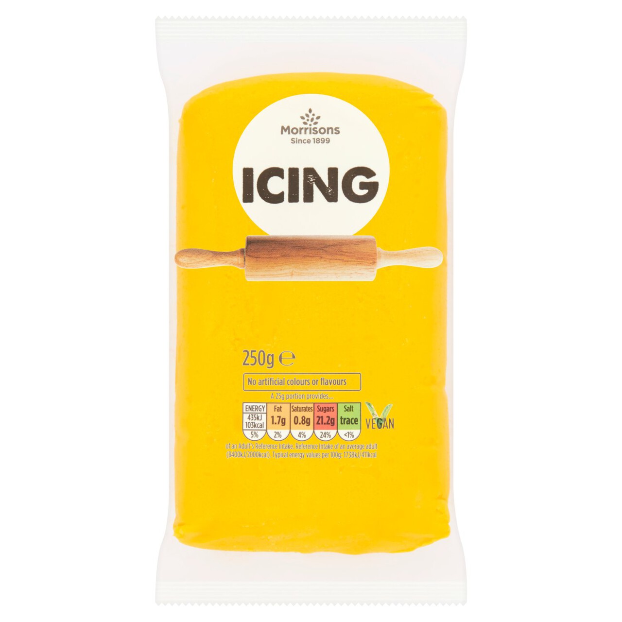 Morrisons Ready To Roll Yellow Icing - Morrisons Online Groceries & Offers