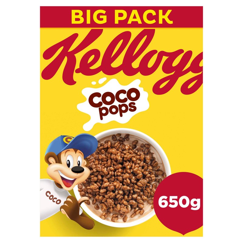 Kellogg's Coco Pops Chocolate Breakfast Cereal 650g - Morrisons Online ...