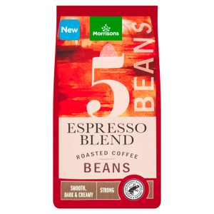 Morrisons Espresso Blend Roasted Coffee Beans 1kg - Morrisons Online ...