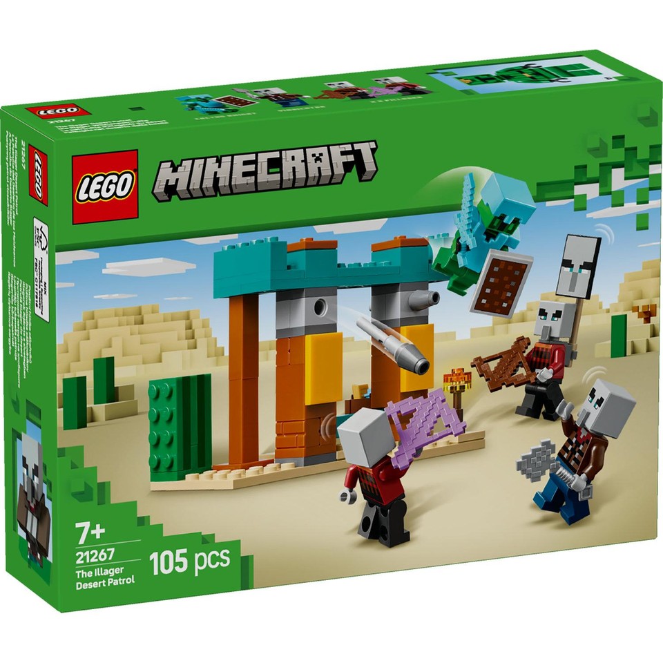 LEGO Minecraft The Illager Desert Patrol Set 21267 - Morrisons Online ...
