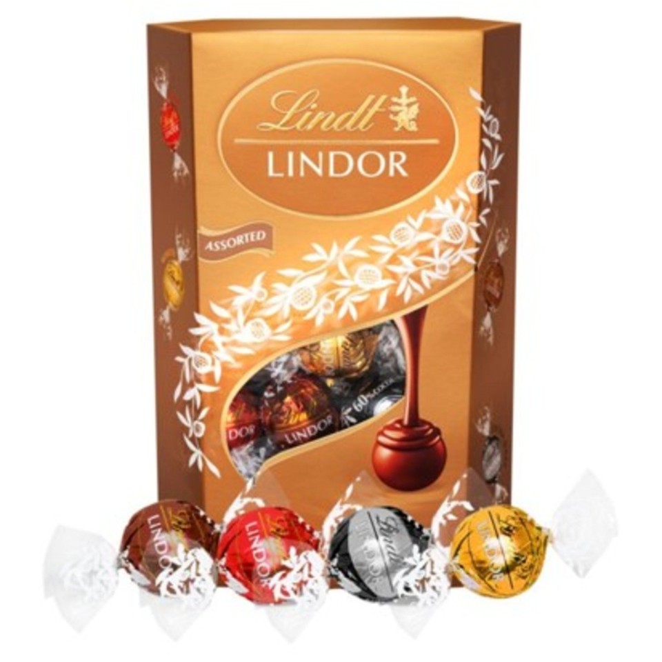 Lindt Lindor Assorted Chocolate Truffles Box 337g - Morrisons Online ...