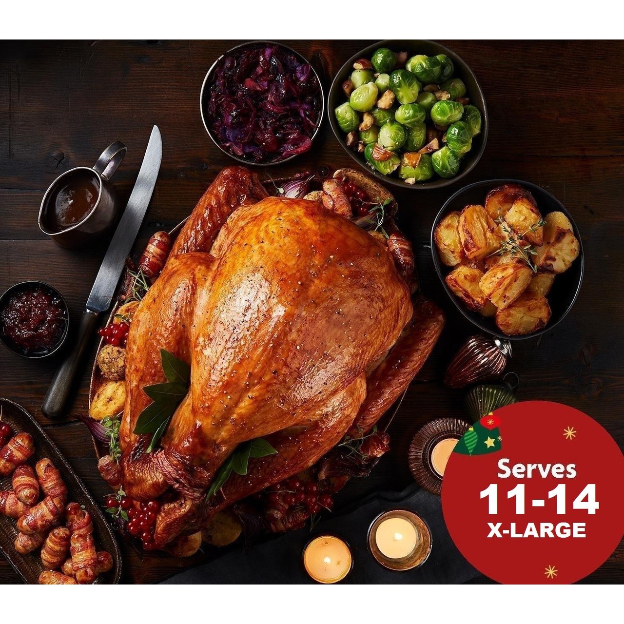 Morrisons Frozen Extra Large Turkey Crown 2.8-3.5Kg - Morrisons Online ...