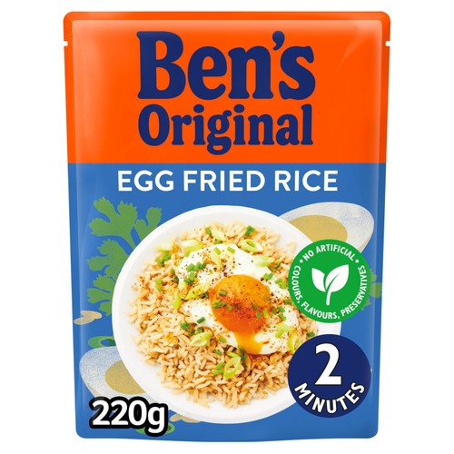 Bens Original Egg Fried Microwave Rice - Morrisons Online Groceries ...