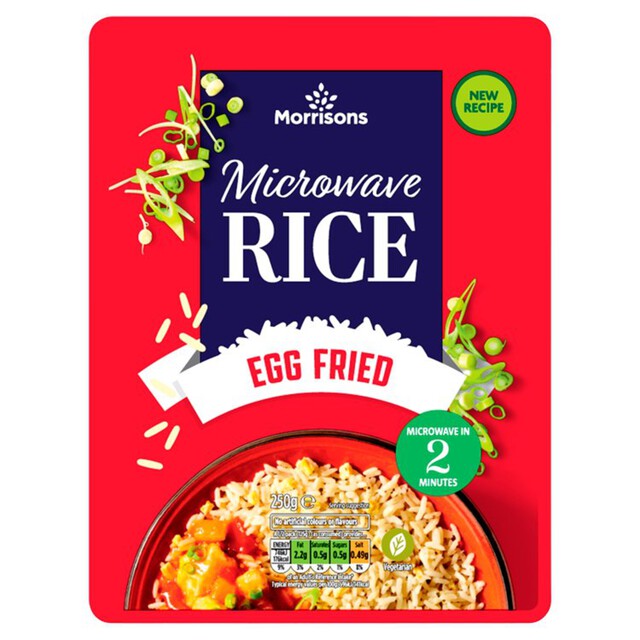 Morrisons Egg Fried Micro Rice - Morrisons Online Groceries & Offers
