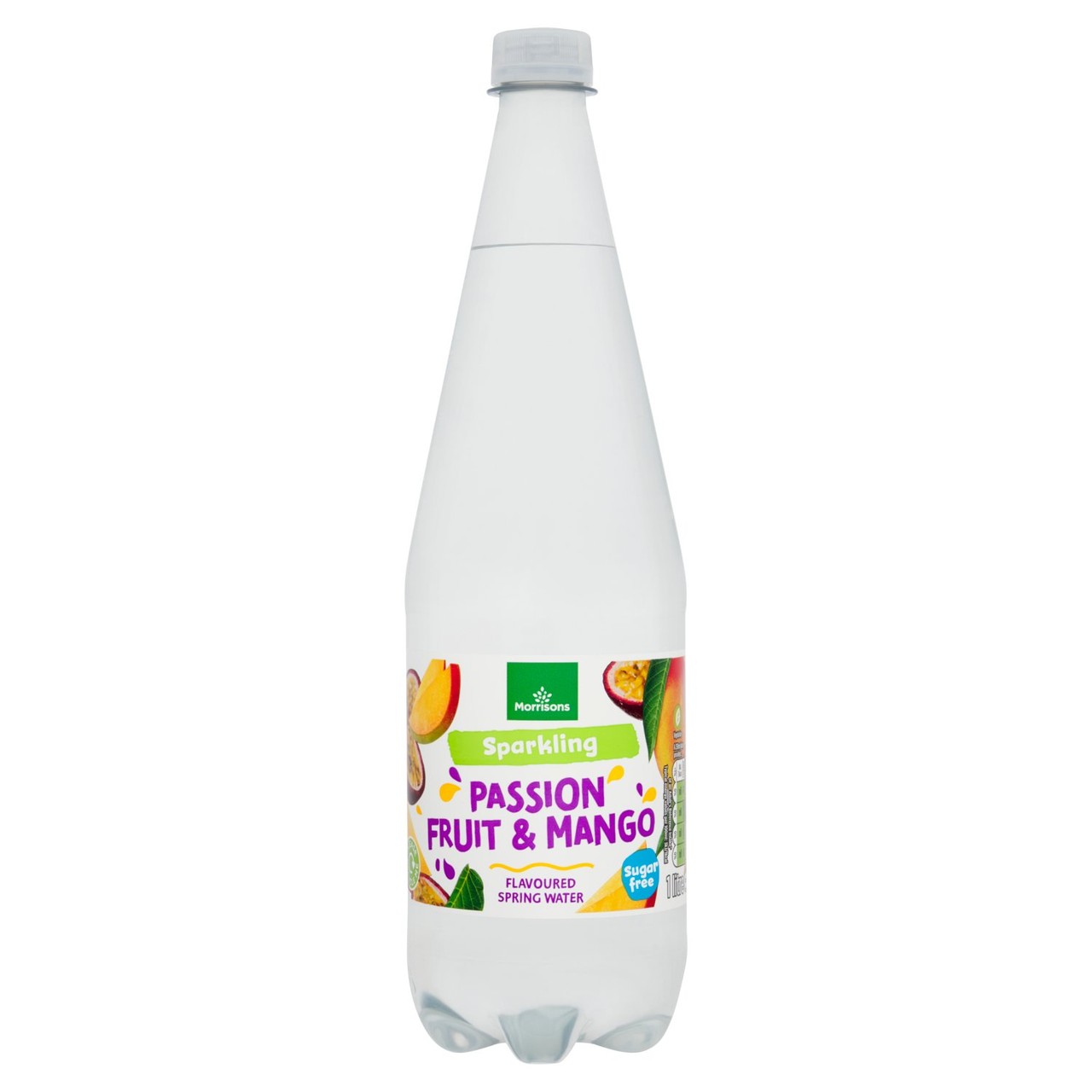 Morrisons Sparkling Passion Fruit & Mango Flavoured Spring Water ...