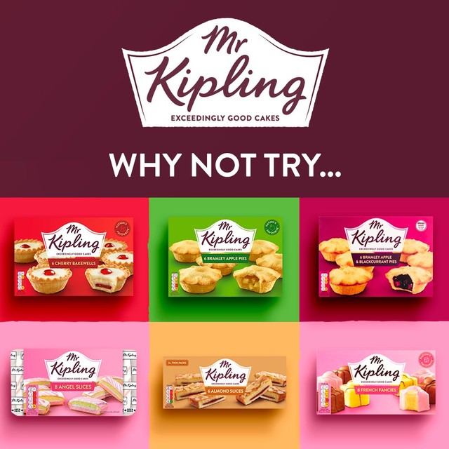 Mr Kipling Viennese Whirls Biscuits Multipack Snack 6pk - Morrisons ...