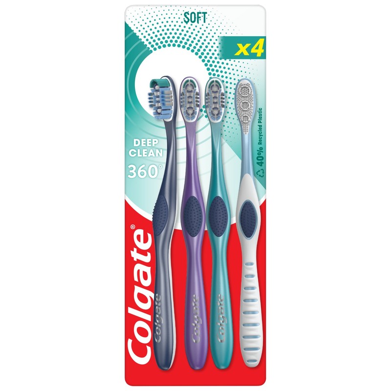 Colgate 360 Deep Clean Soft Toothbrush - Morrisons Online Groceries ...