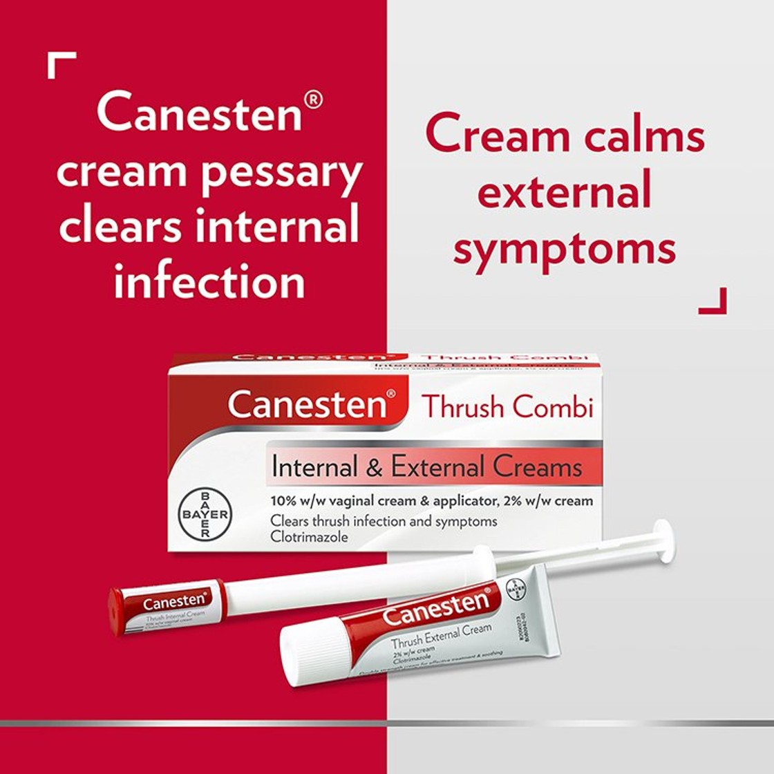 Canesten Thrush Combi Internal & External Cream - Morrisons Online ...