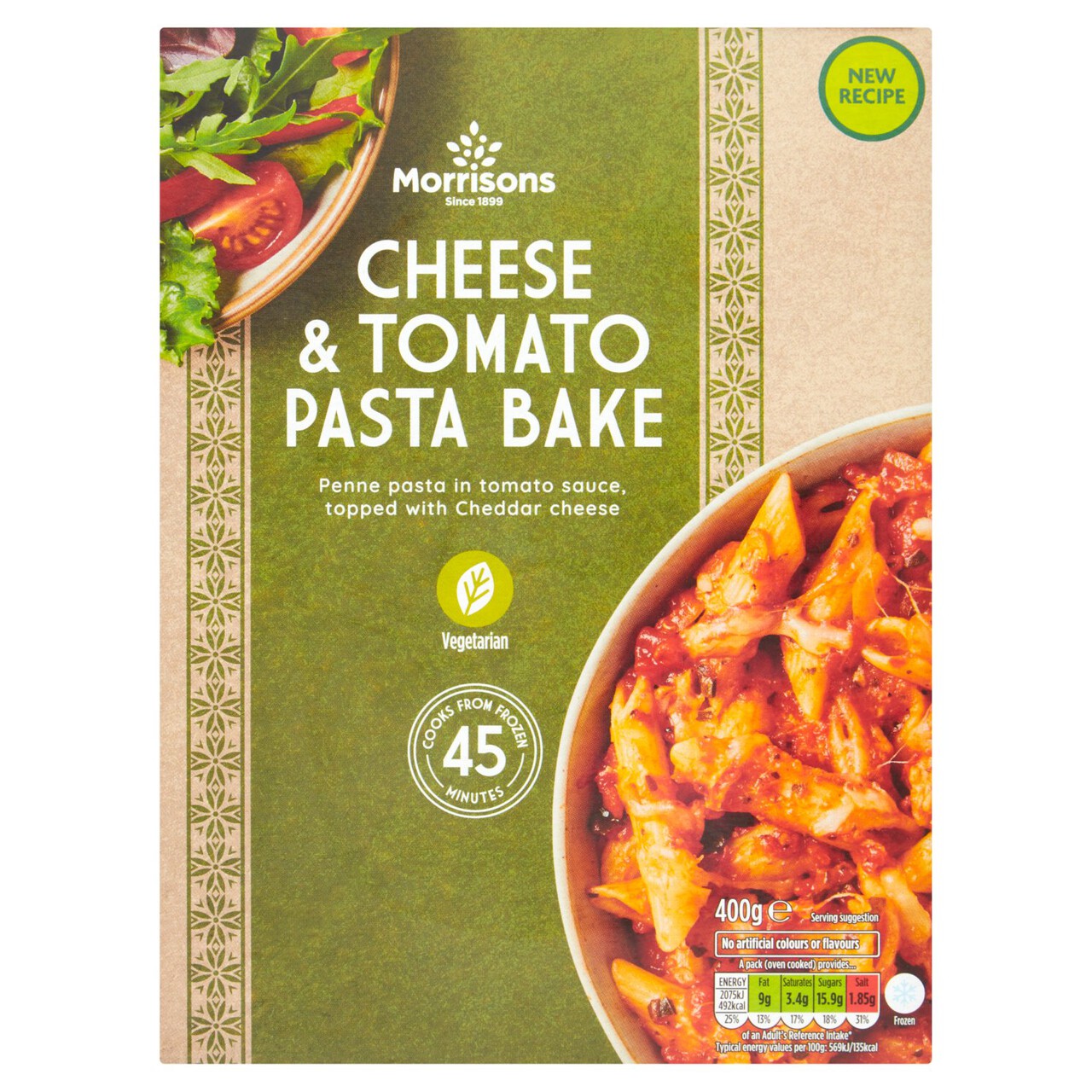 Morrisons Cheese & Tomato Pasta Bake - Morrisons Online Groceries & Offers