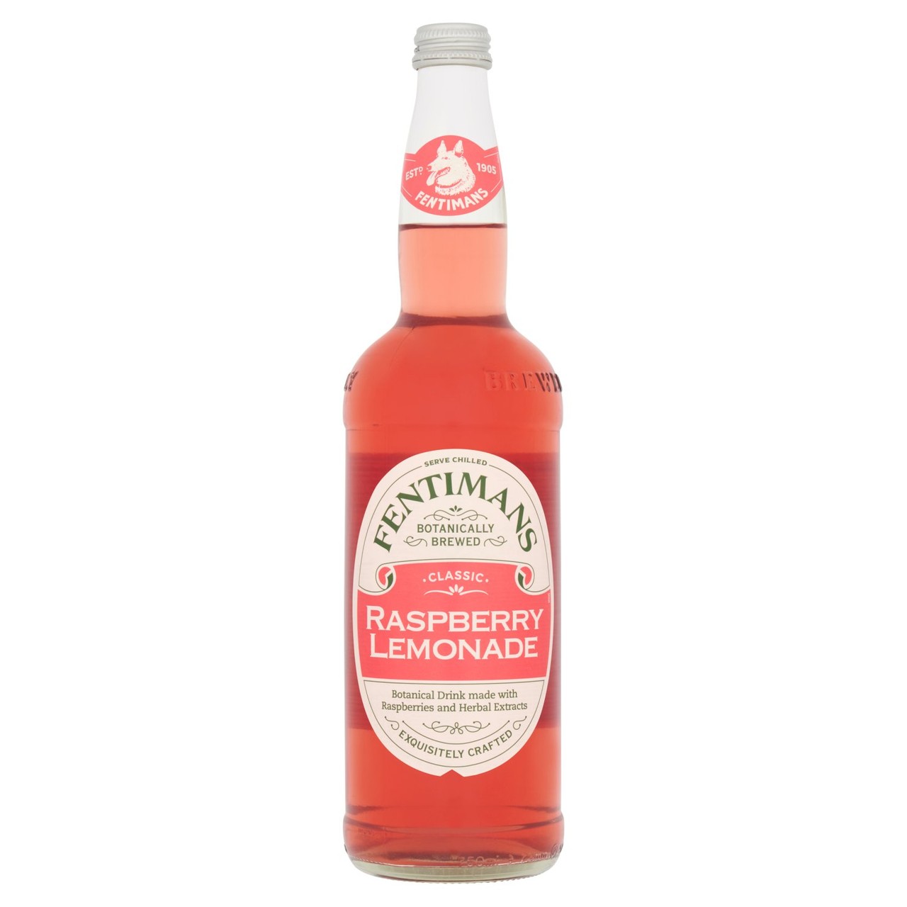 Fentimans Classic Raspberry Lemonade 750ml - Morrisons Online Groceries ...