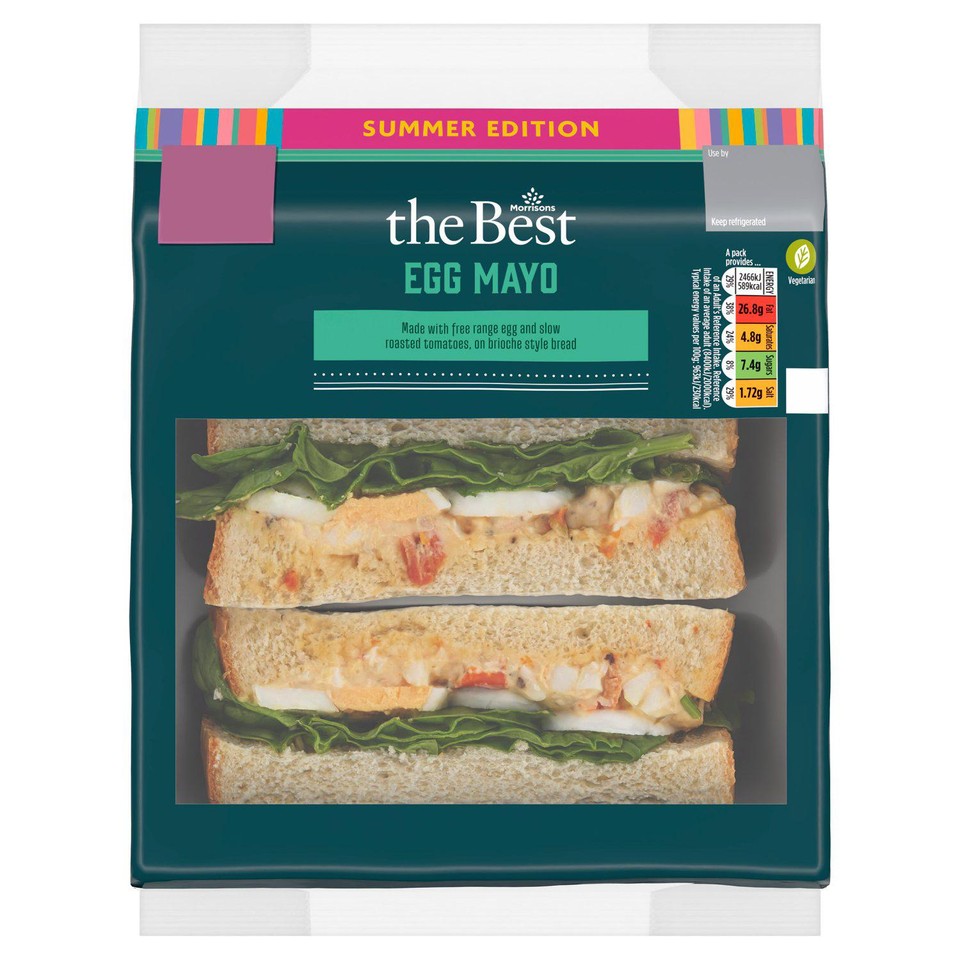 Morrisons The Best Egg Sandwich - Morrisons Online Groceries & Offers