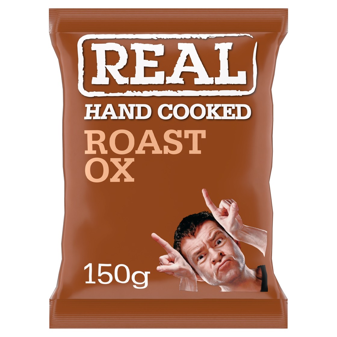 Real Handcooked Roast Ox Crisps 150g - Morrisons Online Groceries & Offers
