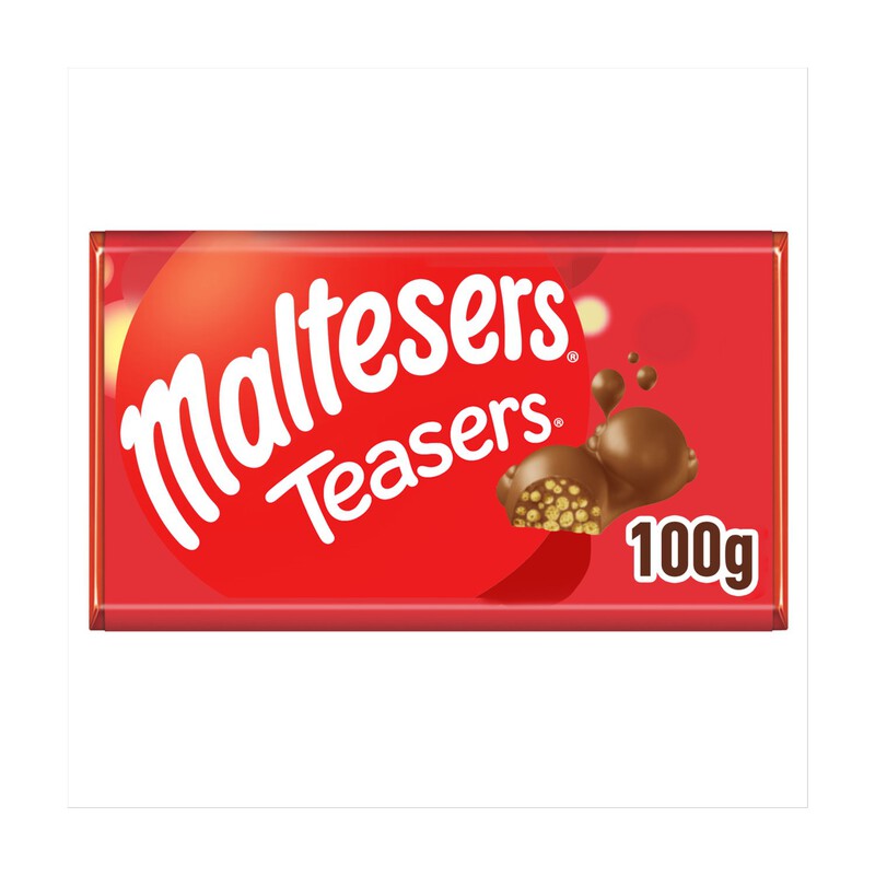 Maltesers Teasers Milk Chocolate & Honeycomb Block Bar - Morrisons ...