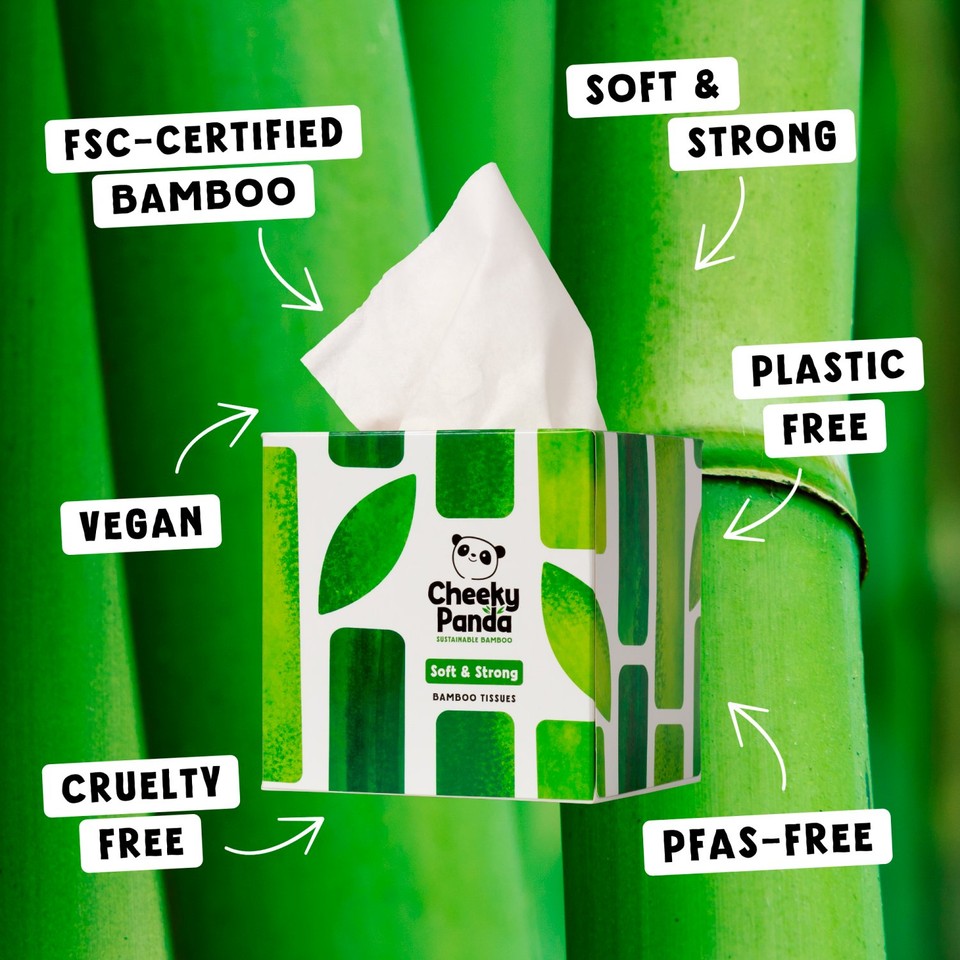 Cheeky Panda Classic Bamboo Cube Tissues (56 Tissues) - Morrisons ...