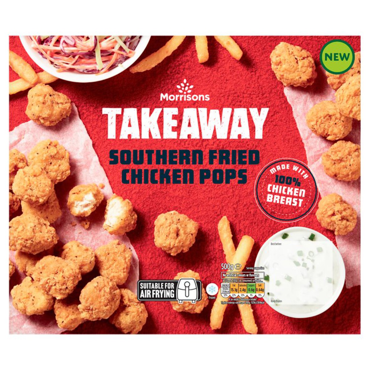 Morrisons Takeaway Southern Fried Popcorn Chicken - Morrisons Online ...