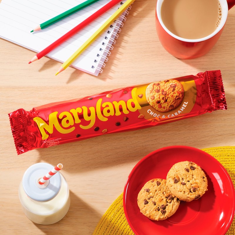 Maryland Cookies Caramel & Chocolate Chip 200g - Morrisons Online ...