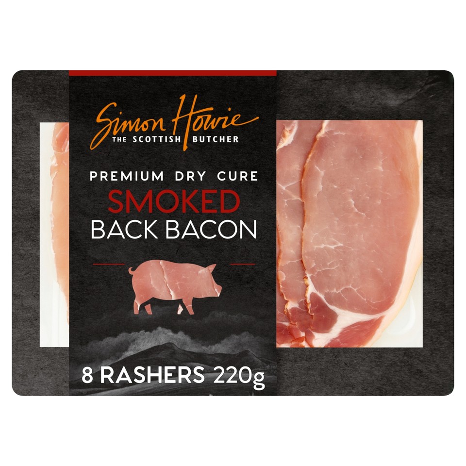 Simon Howie Smoked Drycure Bacon - Morrisons Online Groceries & Offers