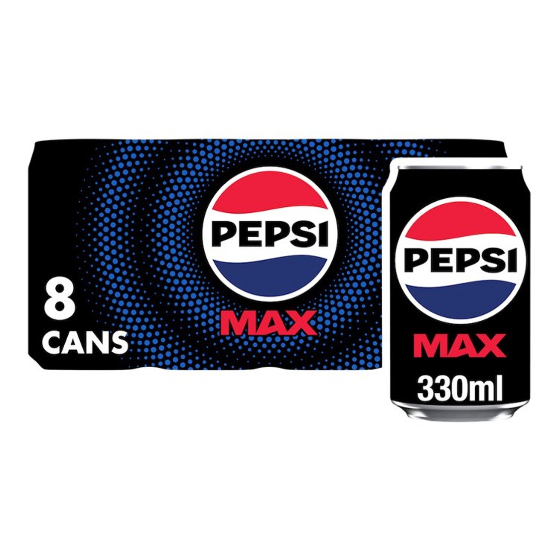 Pepsi Max No Sugar Cola Cans 8 x 330ml - Morrisons Online Groceries ...