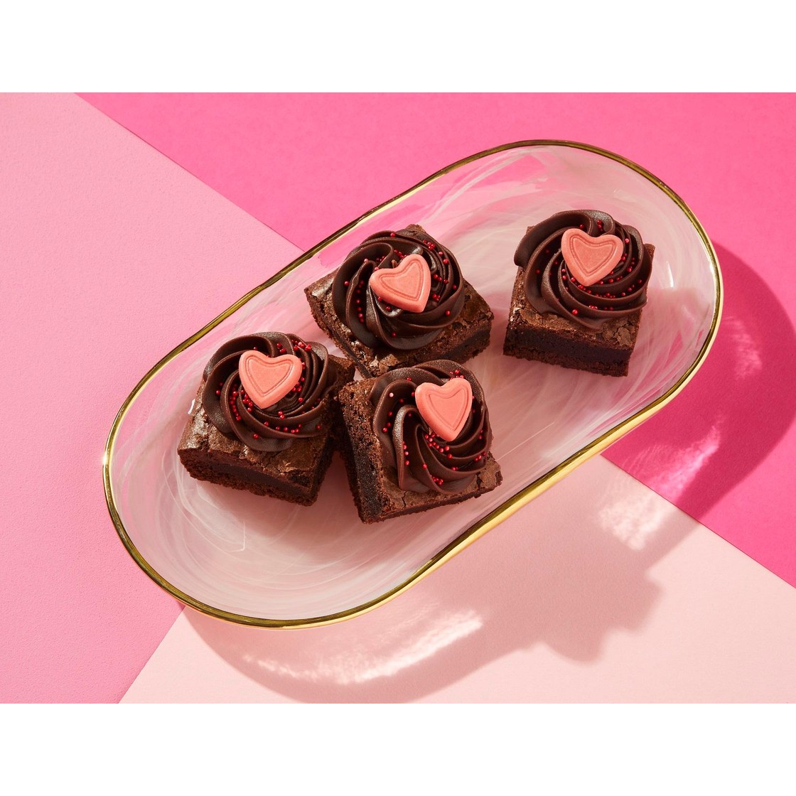 Market Street Heart Brownies - Morrisons Online Groceries & Offers
