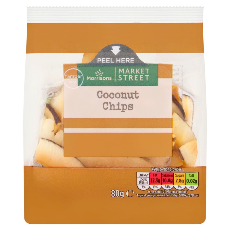 Morrisons Market Street Coconut Chips 80g - Morrisons Online Groceries ...