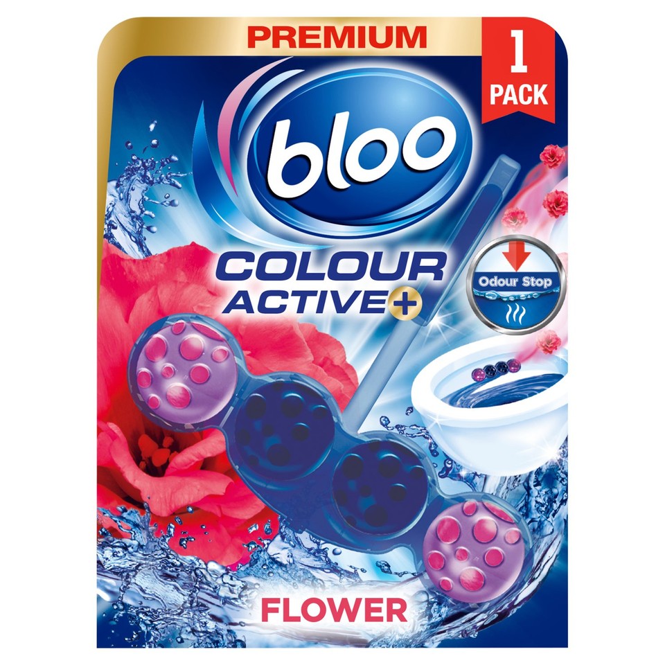 Bloo Blue Active Rim Block Fresh Flowers - Morrisons Online Groceries ...