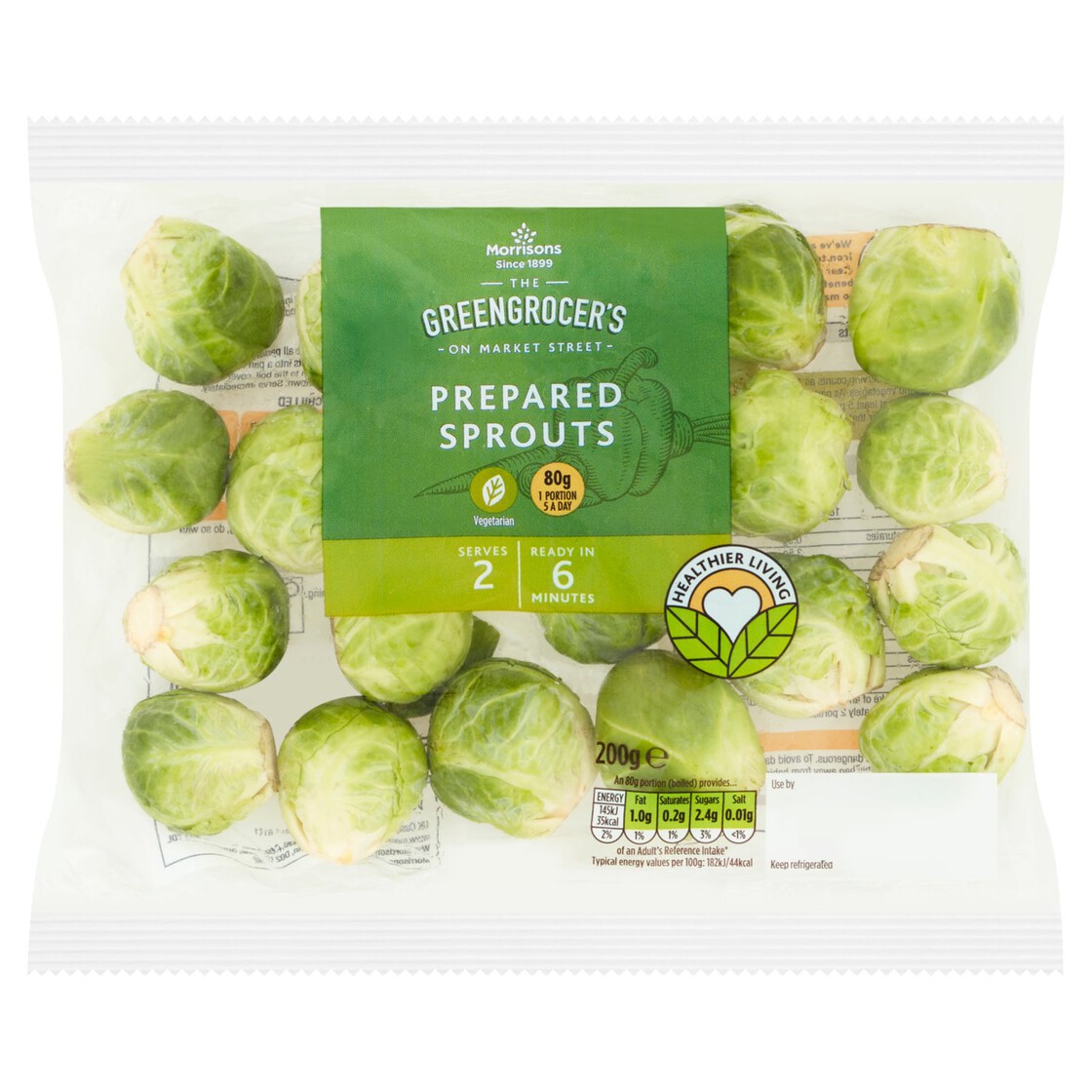 Morrisons Prepared Sprouts 200g - Morrisons Online Groceries & Offers