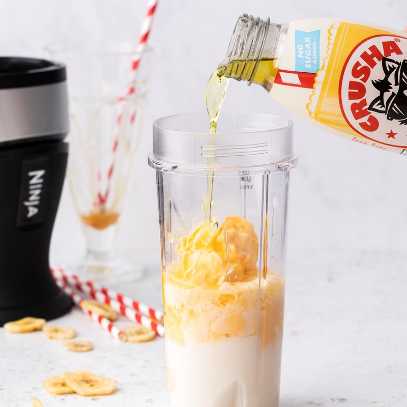 Crusha No Added Sugar Banana Flavour Milkshake Mix 500ml - Morrisons ...
