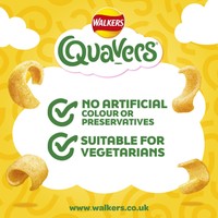 Walkers Quavers Cheese Multipack Snacks Crisps 6 Pack - Morrisons ...