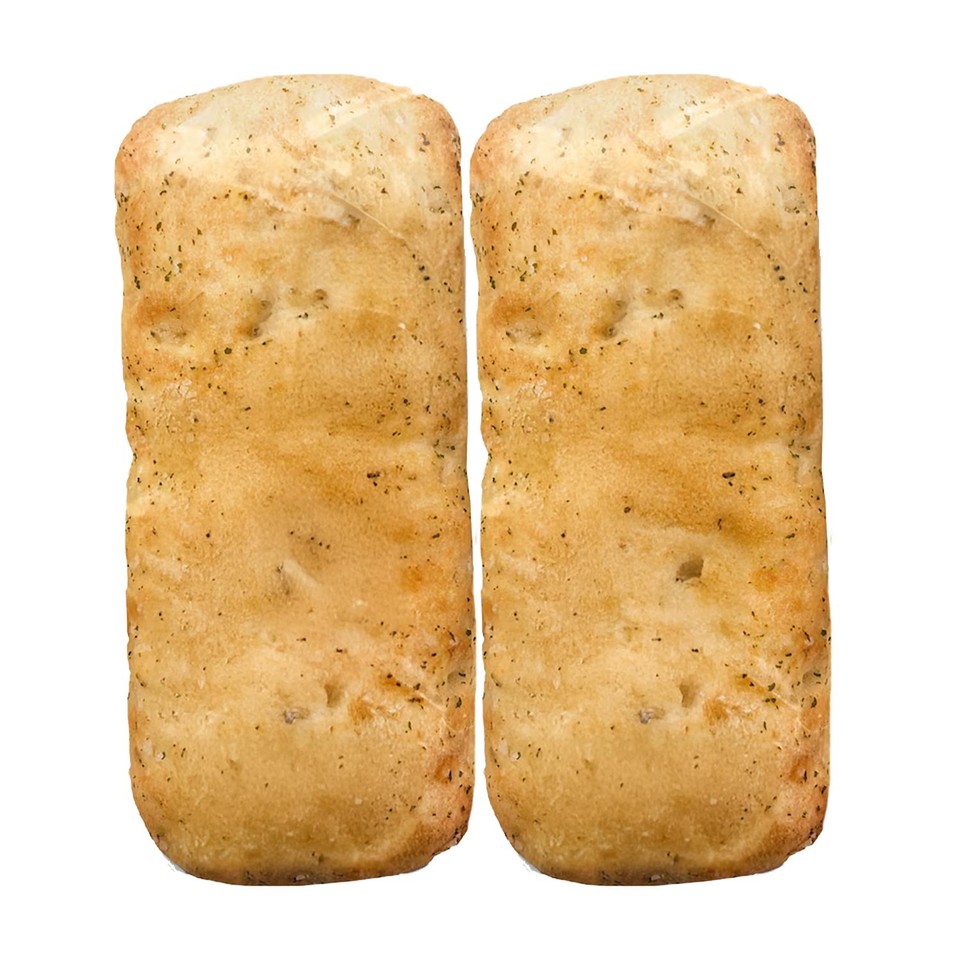 Morrisons The Best Focaccia Rosemary & Sea Salt 2 Pack - Morrisons ...