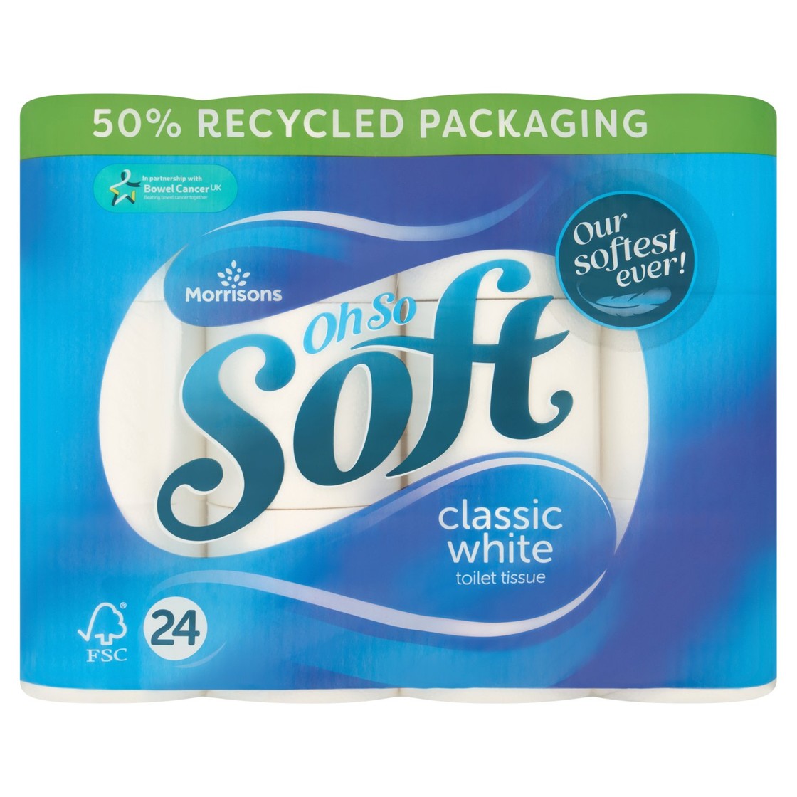 Morrisons Classic White Toilet Tissue - Morrisons Online Groceries & Offers