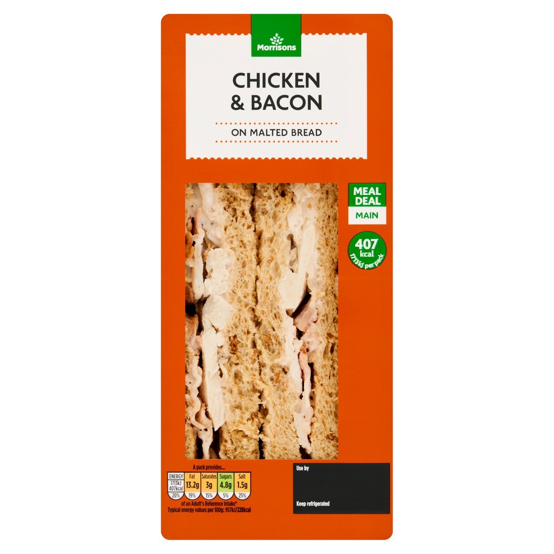 Morrisons Roast Chicken & Bacon Sandwich - Morrisons Online Groceries ...