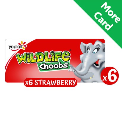Wildlife Choobs Kids Strawberry Yoghurt Tubes - Morrisons Online ...