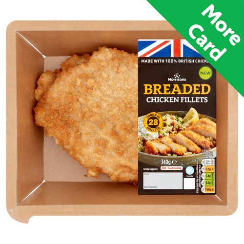 Morrisons 2 Breaded Chicken Fillets - Morrisons Online Groceries & Offers