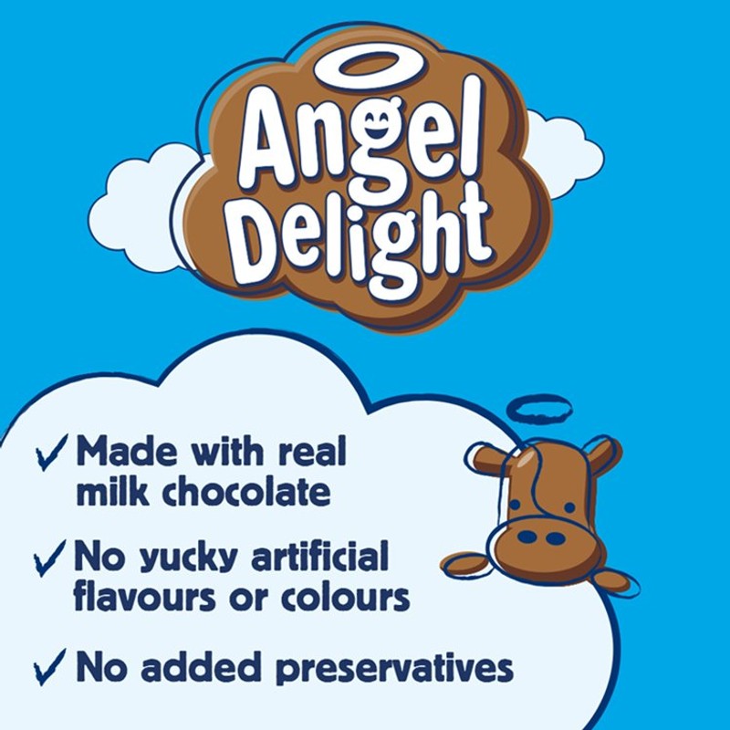 Angel Delight Chocolate Flavour Instant Dessert - Morrisons Online ...