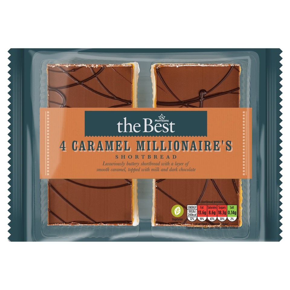 Morrisons The Best Millionaire Shortbread - Morrisons Online Groceries ...