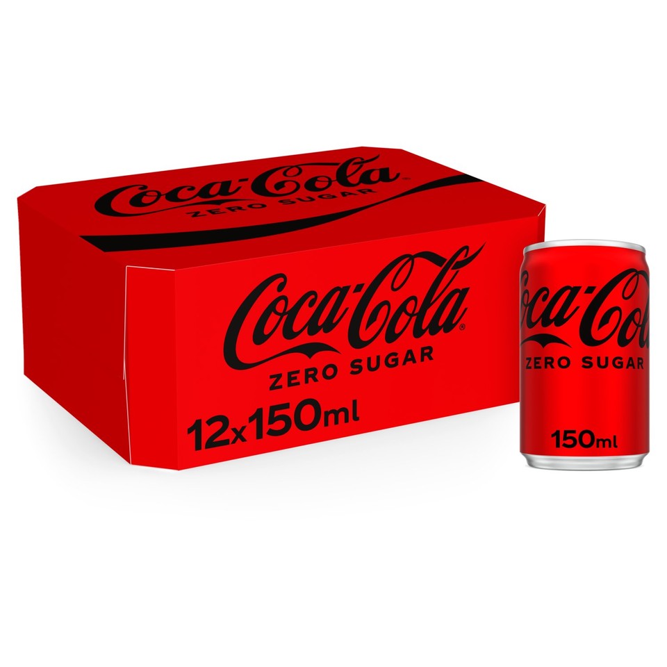 Coca-Cola Zero Sugar 12 x 150ml - Morrisons Online Groceries & Offers