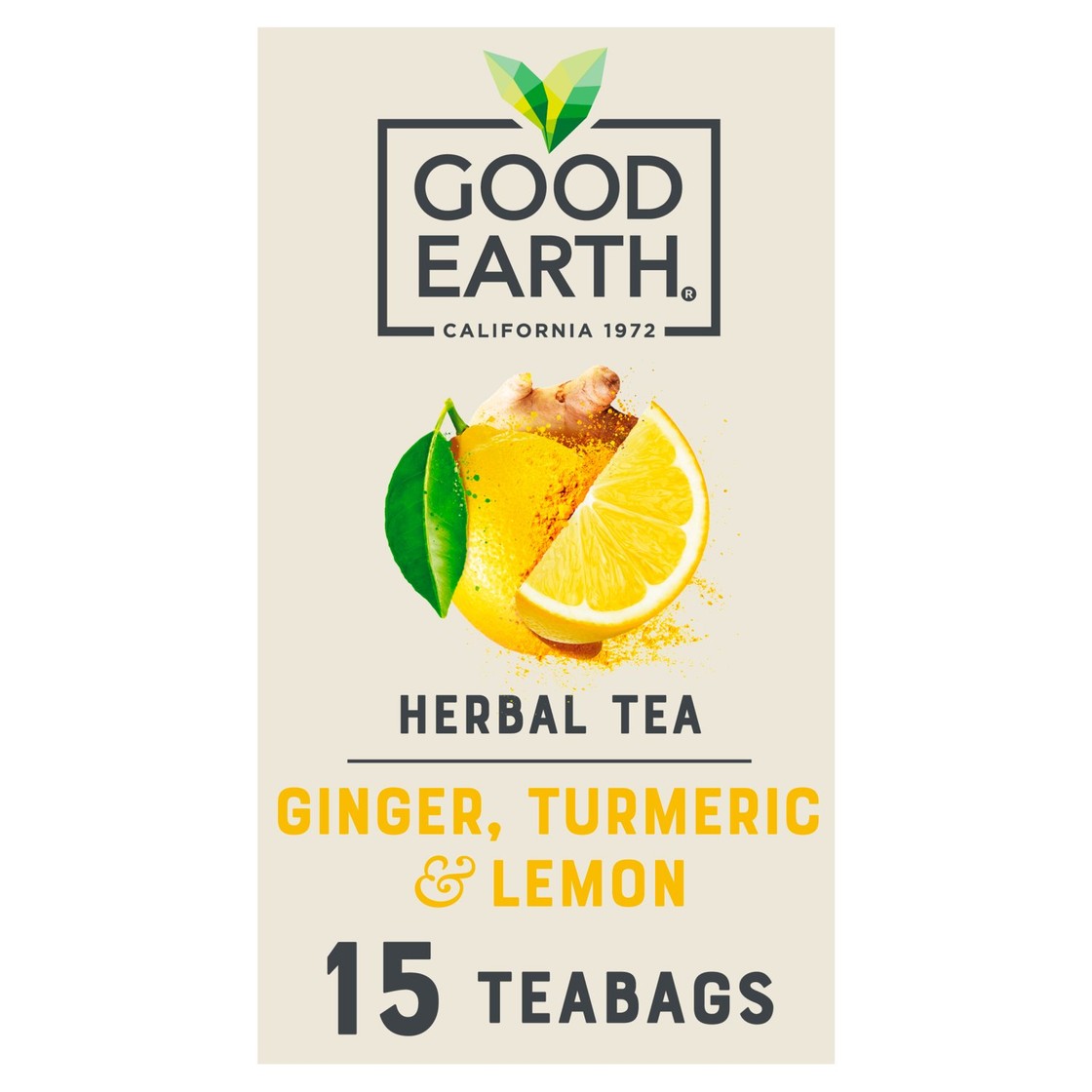 Good Earth Tea Lemon, Ginger & Turmeric 15's - Morrisons Online ...