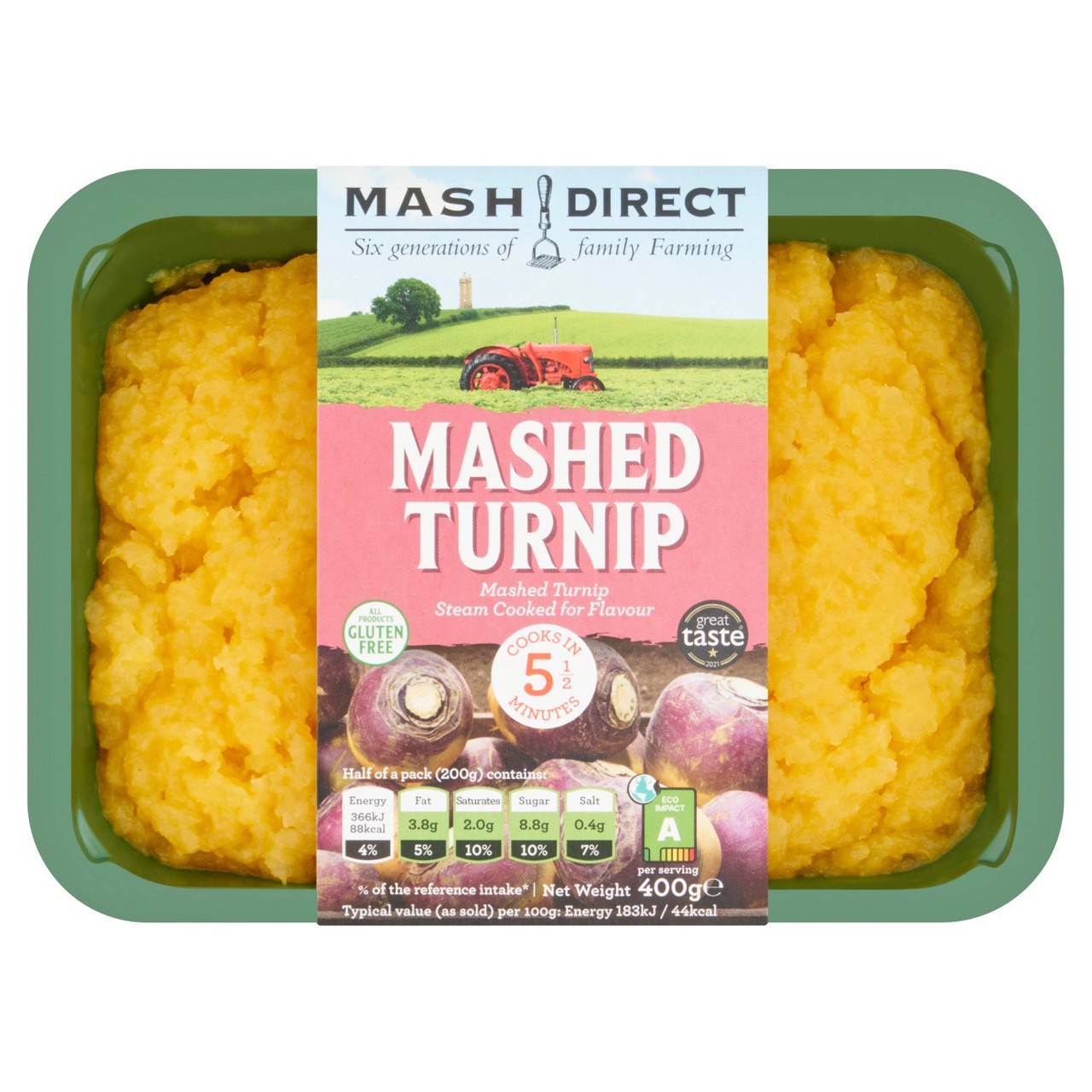 Mash Direct Mashed Turnip - Morrisons Online Groceries & Offers