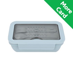 Nutmeg Home Lunchbox With Cutlery Blue - Morrisons Online Groceries ...