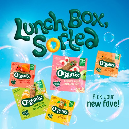 Organix Raspberry & Apple Soft Oaty Bars - Morrisons Online Groceries ...