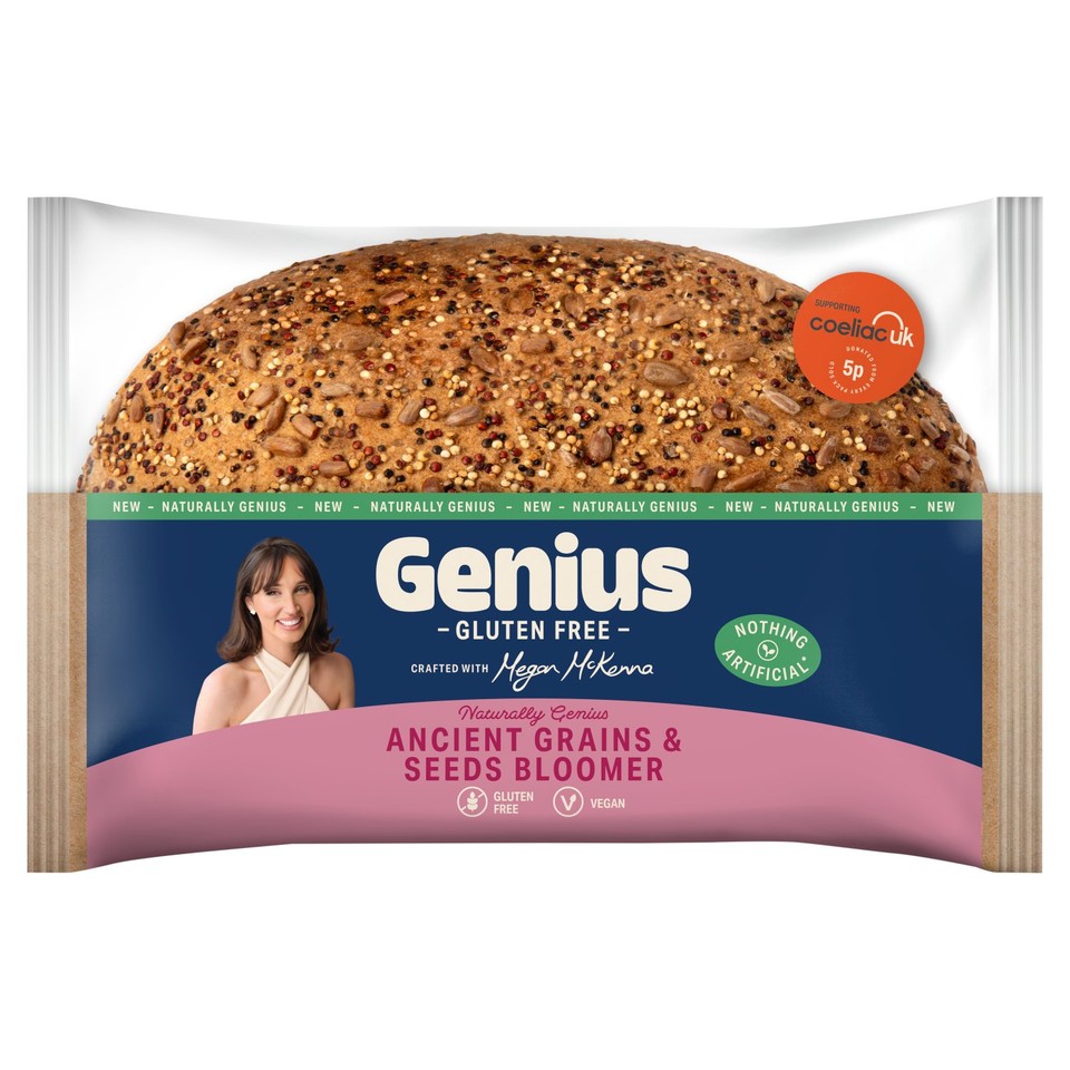 Genius Ancient Grains & Seeds Bloomer 400g - Morrisons Online Groceries ...
