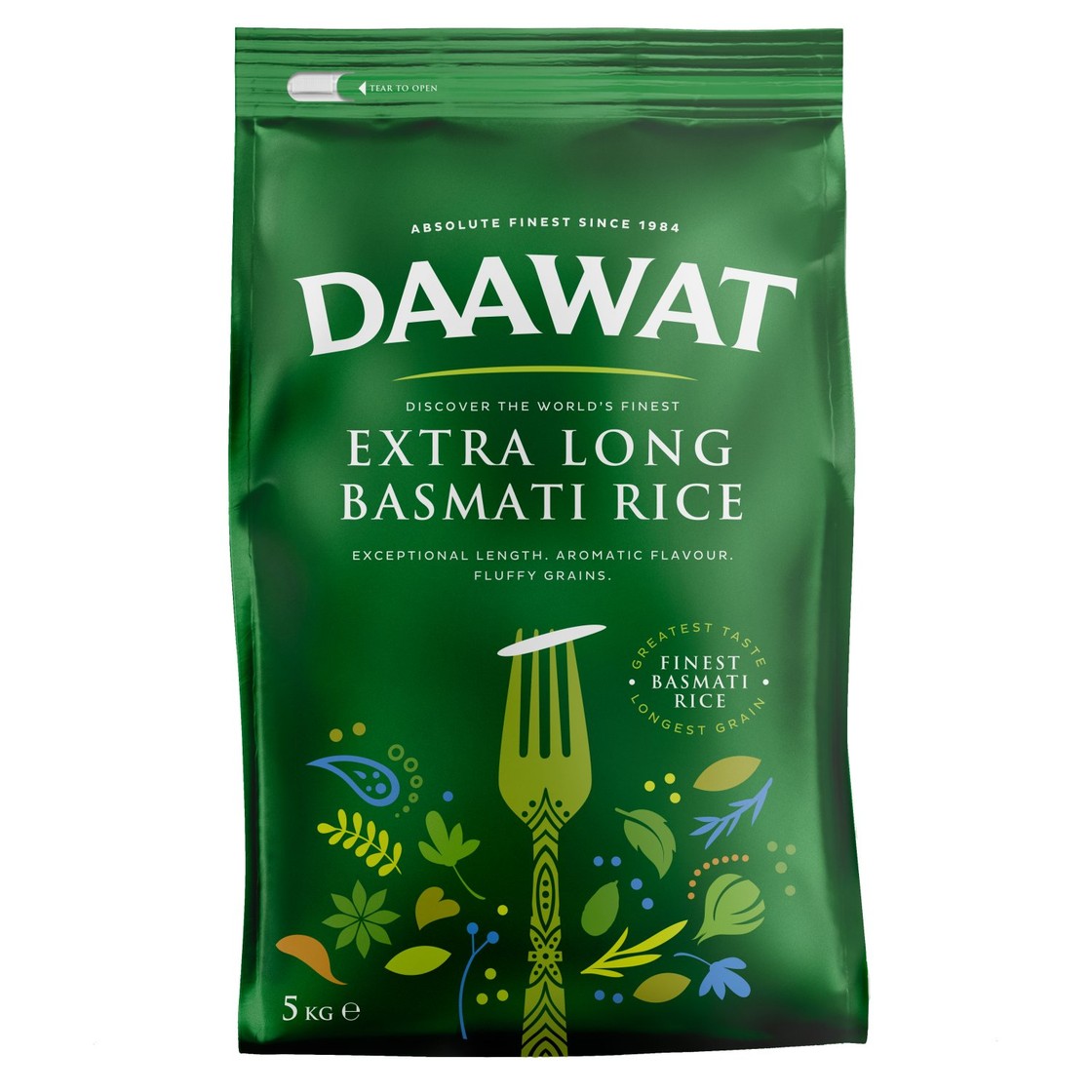Daawat Extra Long Basmati Rice 5kg - Morrisons Online Groceries & Offers