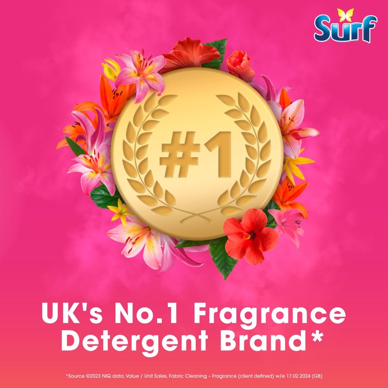 Surf 3 in 1 Laundry Washing Detergent Capsules Tropical Lily 15 Washes ...