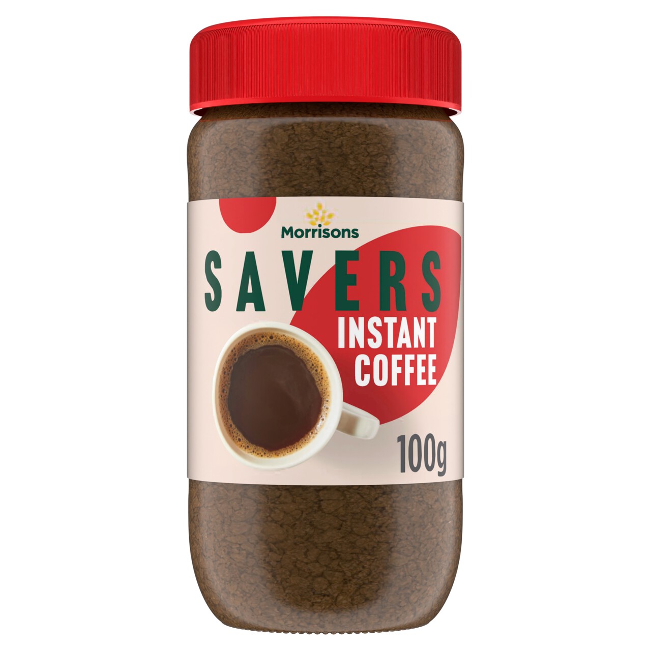 Morrisons Savers Regular Instant Coffee 100g - Morrisons Online ...