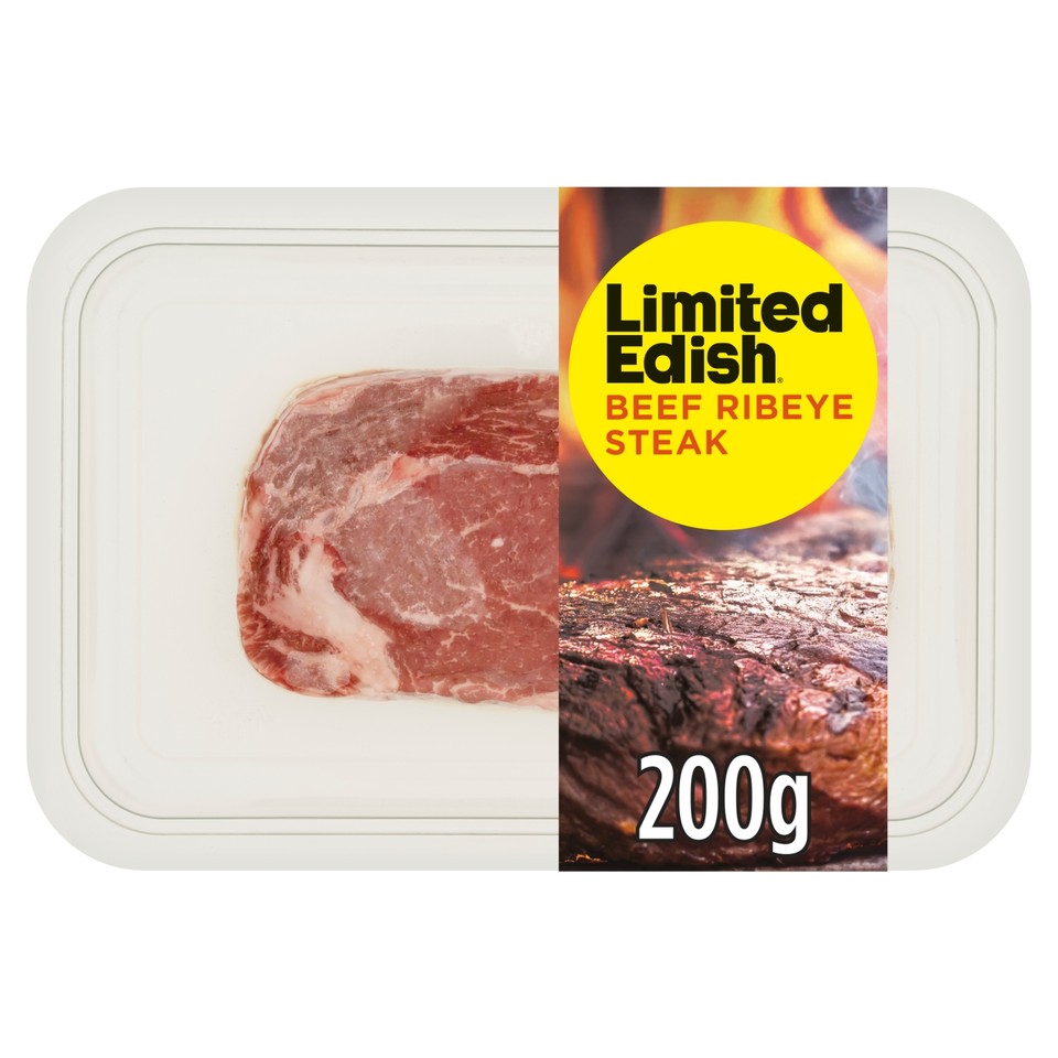 Limited Edish Beef Ribeye Steak 200g - Morrisons Online Groceries & Offers