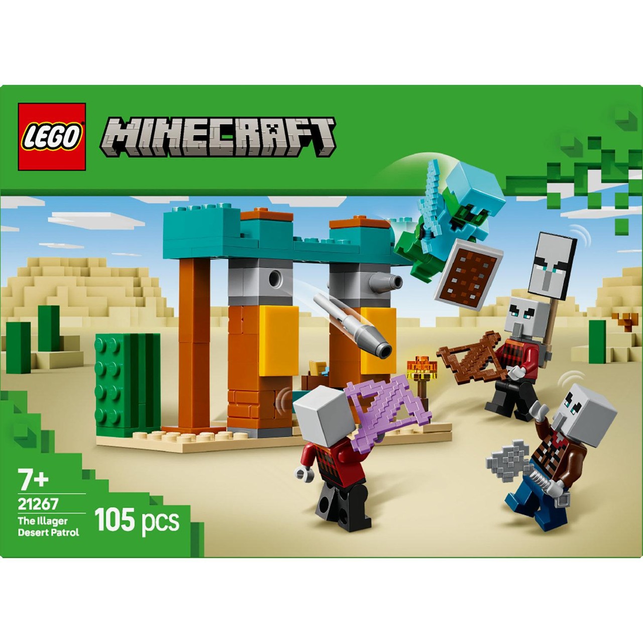 LEGO Minecraft The Illager Desert Patrol Set 21267 - Morrisons Online ...