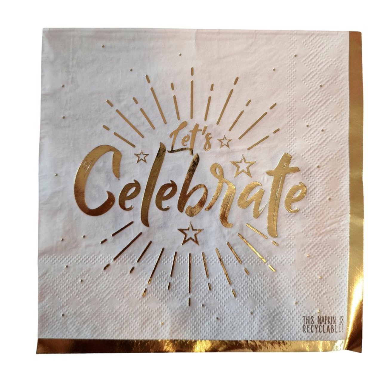 Nutmeg Home Celebrate Napkins - Morrisons Online Groceries & Offers