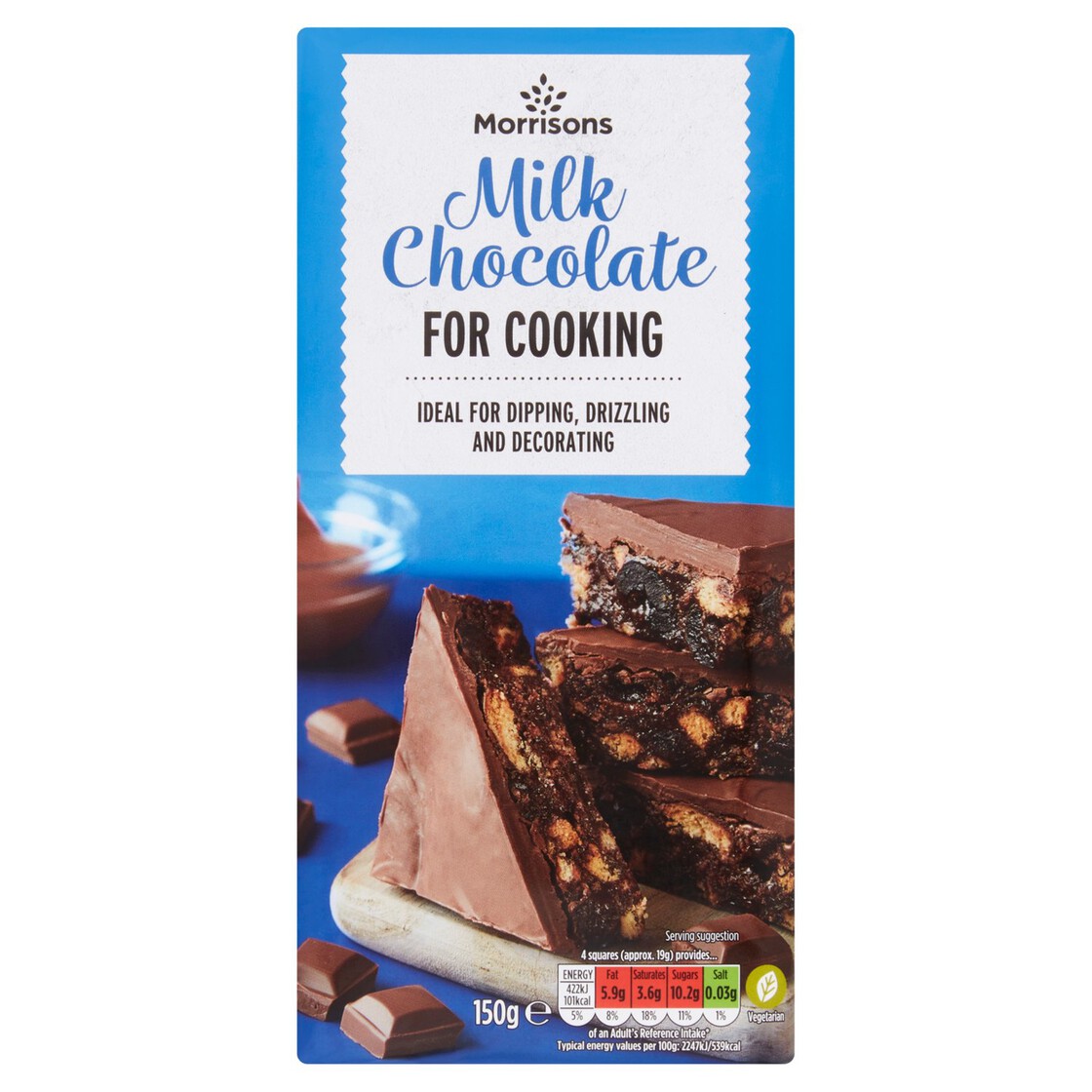 Morrisons Milk Cooking Chocolate - Morrisons Online Groceries & Offers