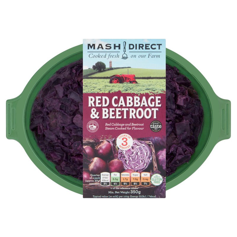 Mash Direct Red Cabbage & Beetroot - Morrisons Online Groceries & Offers
