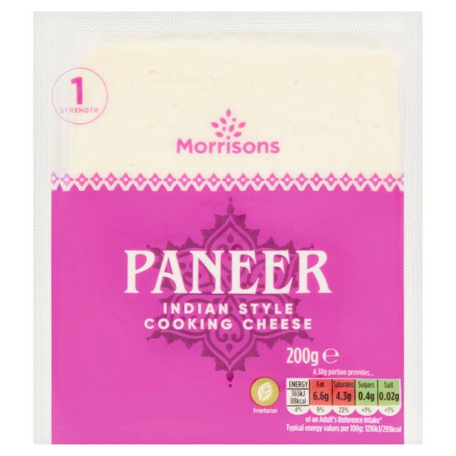 Morrisons Paneer 200g - Morrisons Online Groceries & Offers